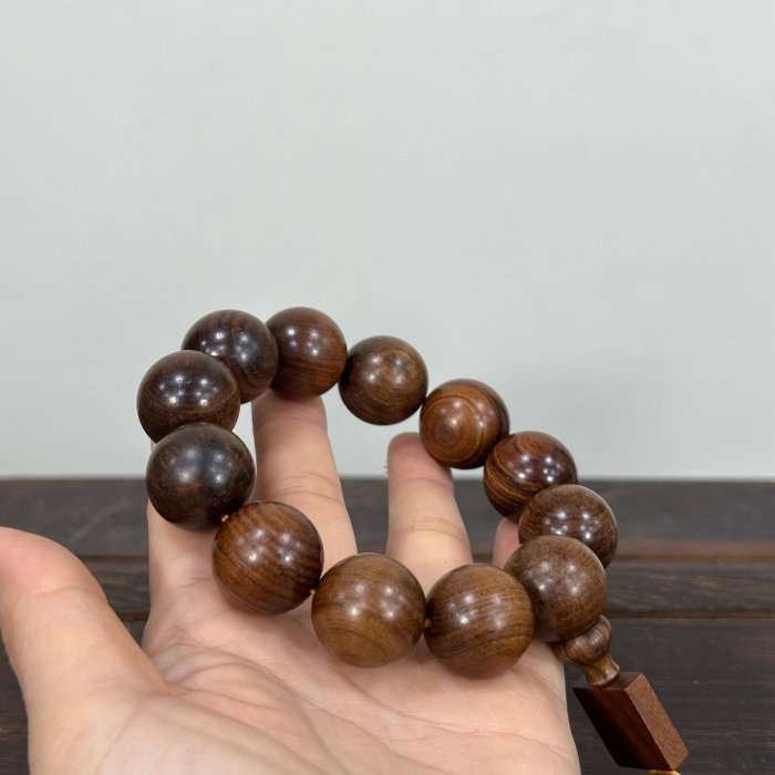 【居寶屋】精選 緬甸黃花梨 20mm 手珠 念珠 佛珠 葫蘆頭 墜牌 護身保平安 附錦袋 一件一標 一元起標 無底價 A114 | Yahoo拍賣