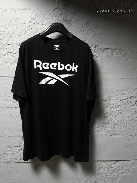 CA 英國運動品牌 Reebok 黑色 純棉 休閒短t XL號 一元起標無底價D348 | Yahoo拍賣