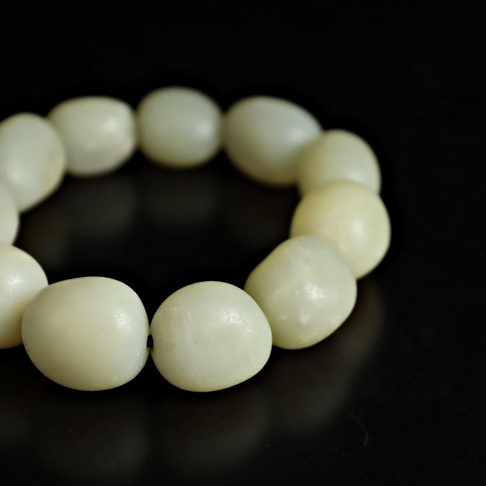 【桑園の】老和田玉 16mm 油潤 手珠 手串 (委託品) T 5262 A03 | Yahoo拍賣