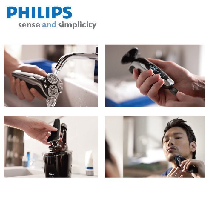 PHILIPS 飛利浦 S9751/S9711/31 自動清潔 防水 電動刮鬍刀 | Yahoo拍賣
