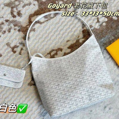 美國代購 GOYARD 2025新款HOBO老花腋下包托特包單肩購物包*附購證 | Yahoo拍賣