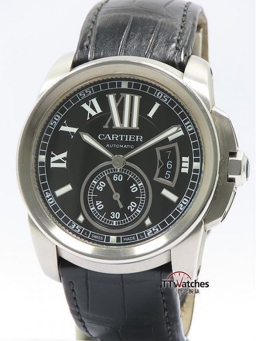 台北腕錶 Cartier 卡地亞 Calibre de Cartier 42mm 自動 日曆錶 187931 | Yahoo拍賣