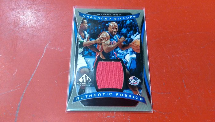 機N】2004-05 SP Game Used【Chauncey Billups】Authentic Fabrics球衣卡 | Yahoo拍賣