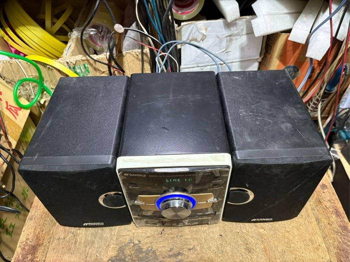 低價起標！零件機...sansui ms655 微型組合音響...710 | Yahoo拍賣