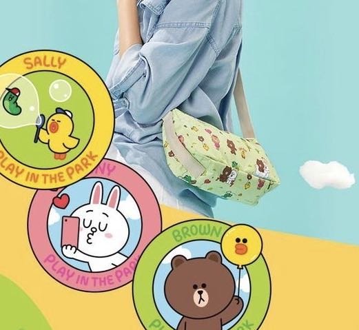 Lesportsac 可愛龍貓 藍色 2780 肩背斜背休閒包 降落傘防水 輕便 出遊 限量 | Yahoo拍賣