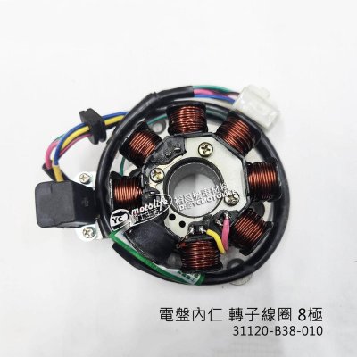YC騎士生活_SYM三陽原廠 B3U 發電線圈 電盤內仁 野狼傳奇 R 發電機線圈 轉子線圈 31120-B38-010 | Yahoo拍賣