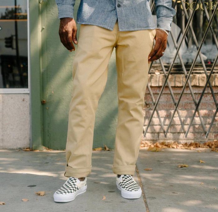 生來狂野一元起標全新美國製RGT Rogue Territory Officer Trousers High美式復古軍官褲赤耳布邊卡其休閒長褲 ...