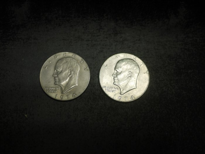【阿輝の古物】早期貨幣/古幣_1974 美國一元 兩枚_#E11 | Yahoo拍賣
