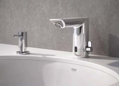 【麗室衛浴】GROHE 36453000感應式面盆龍頭 BAU Cosmopolitan E 帶溫度控制鍍鉻 | 面盆水龍頭 | Yahoo購物中心