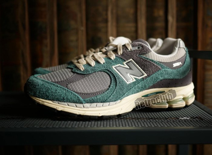 Retro CLUB【一元起標】【全新】美國品牌 NEW BALANCE M2002REM 灰綠配色 麂皮 復古慢跑鞋 R25249 ...