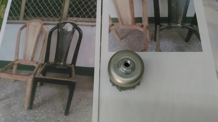 尚溢五金-4吋手提式砂輪機用的碗型(粗的矽鋼尼龍刷) (非鋼刷)(非鐵刷)去除舊的鄉村木工)(舊的木頭)的舊漆-DIY的 | Yahoo拍賣