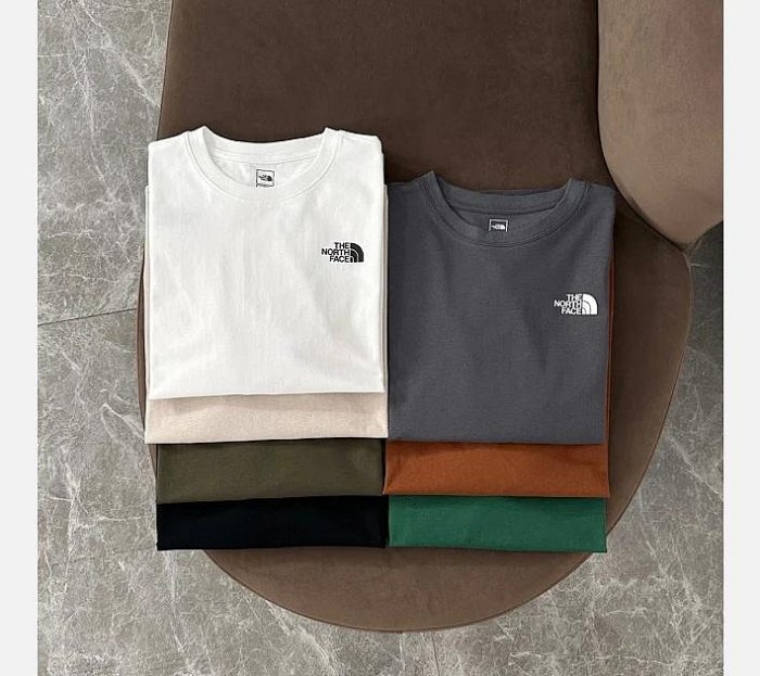 特價福利220g精梳純棉高品質三標齊全不起球不變形The North Face經典小標印花純棉短袖T恤男女同款T恤S-3XL | Yahoo拍賣