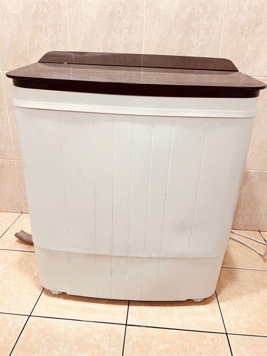 【Edison 愛迪生】鋼化玻璃 不鏽鋼洗脫兩用 迷你雙槽洗衣機 (XPB35-88S-A 3.5kg )-迷你洗衣機-二手 | Yahoo拍賣