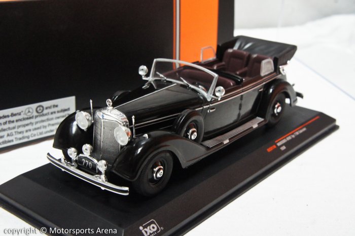【現貨特價】1:43 IXO Mercedes Benz Type 770K Cabriolet 1938 黑色 | Yahoo拍賣