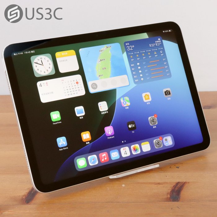 【US3C-板橋店】【一元起標】Apple iPad 10 256G WiFi 銀 Retina 顯示器 A14晶片 二手平板 蘋果平板 TouchID | Yahoo拍賣