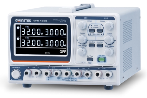 TECPEL泰菱電子，GWInstek固緯，GPE-4323，多通道直流電源供應器，4CH，0~32V，0~3A | 其他測量儀器 ...