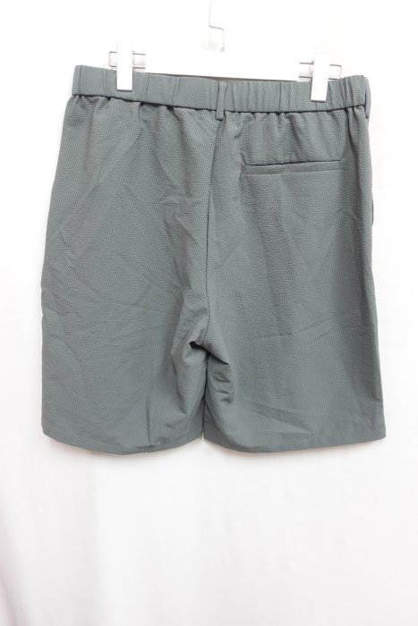 拾壹♥時尚心語♥男裝 全新【日單】33-34吋腰綠灰100纖維泡泡紗短褲~玲鳴-0617-Y29 | Yahoo拍賣