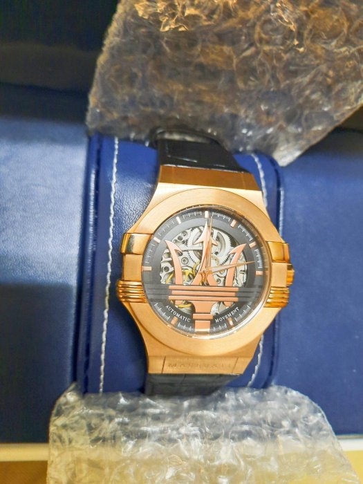 瑪莎拉蒂 MASERATI TIME 飆速駕馭自動機械腕錶/R8821108039【不滿意100%退換貨，全賣場上商品買2件免運費 ...