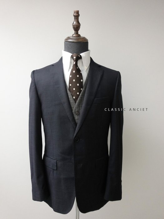 CA 西班牙品牌 Massimo Dutti 深灰 羊毛混紡 休閒西裝外套 48號 一元起標無底價C623 | Yahoo拍賣