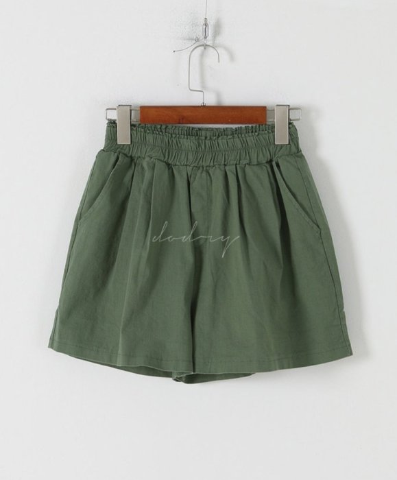 Bellee 正韓 多色搭配整圈鬆緊棉短褲 (5色) 【0308-4】 | Yahoo拍賣