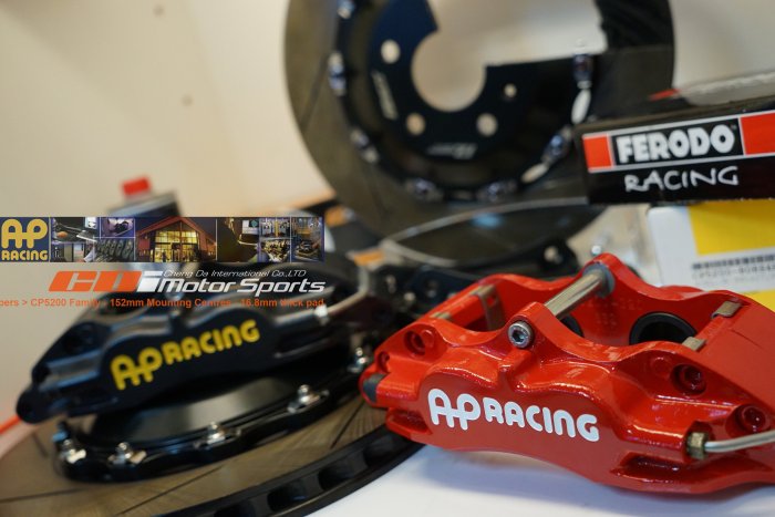 AP RACING CP-5200 四活塞卡鉗組 搭配雙片式浮動330x28mm碟盤組 全車系適用歡迎詢問 / 制動改 | Yahoo拍賣