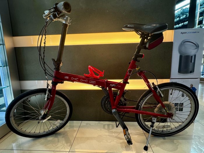 【高雄青蘋果3C】KHS F20-T23 功學社單車 紅 二手折疊腳踏車 有瑕疵#94444 | Yahoo拍賣