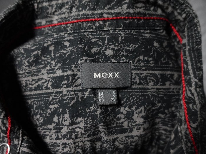CA 荷蘭品牌 MEXX 深灰花紋 純棉 長袖襯衫 S號 一元起標無底價D558 | Yahoo拍賣