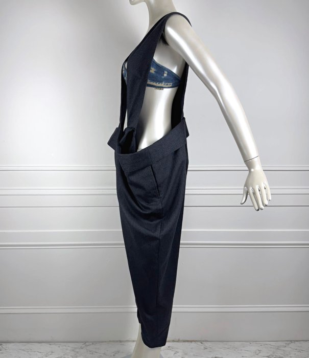 [我是寶琪] 舒淇二手商品 Limi feu 山本里美 灰色寬大吊帶褲 | Yahoo拍賣