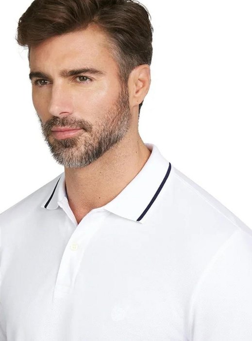 25mart【一元起標】美國 CHAPS 男 水洗柔棉 短袖 POLO衫 白色 M | Yahoo拍賣