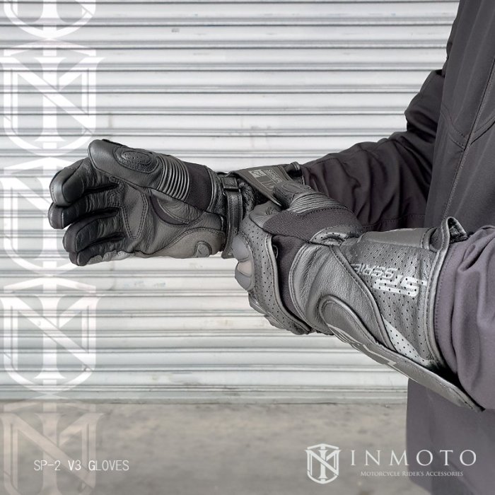 伊摩多※義大利 Alpinestars SP-2 V3 Gloves 長手套 觸控 打孔 護塊 黑灰A星3558221 | Yahoo拍賣