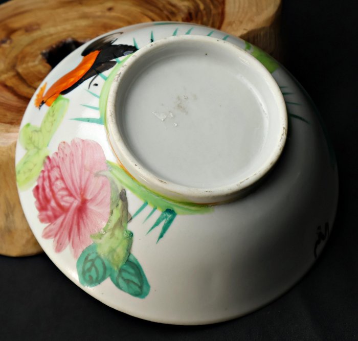 【桑園の】早期收藏 公雞碗 純手繪 釉上彩 瓷器 (委託品) T 7423 A09 | Yahoo拍賣