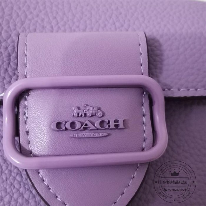 空姐代購 Coach CJ688 蔻馳新款 經典翻蓋牛皮馬車扣 女士短夾 三折錢包 拼色迷你對折錢包 鵝卵石紋 按扣短夾 復古潮流 手拿包 卡 ...