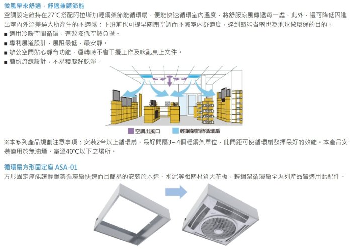 附發票》阿拉斯加 SA-359D 黑色 輕鋼架節能循環扇 遙控型 DC直流變頻馬達 全電壓《HY生活館》水電材料專賣店 | Yahoo拍賣