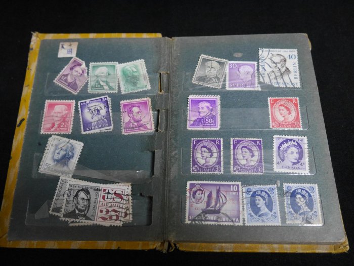 【阿輝の古物】各國郵票_集郵冊_美國 印度 香港 菲律賓等各國_#E22 | Yahoo拍賣