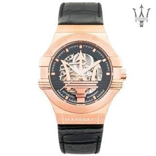 瑪莎拉蒂 MASERATI TIME 飆速駕馭自動機械腕錶/R8821108039【不滿意100%退換貨，全賣場上商品買2件免運費 ...