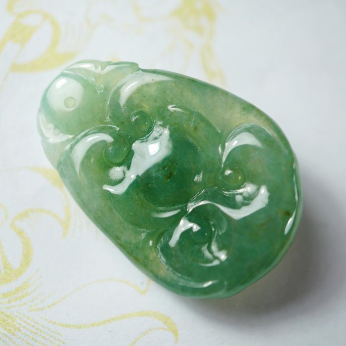 一元起標【東品舘】天然緬甸玉A貨 泛光厚材 翡翠冰玉墜/鑲墜 @71023 | Yahoo拍賣