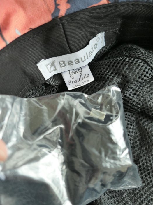 (近新)Beauledo 黑色素面 棉質 綁帶蝴蝶結 造型帽 遮陽帽 漁夫帽 一O一元起標無底價 | Yahoo拍賣