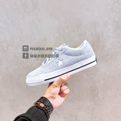 【豬豬老闆】CONVERSE ONE STAR 復古 麂皮 男女鞋 黑171587C 綠171585C 灰172387C | Yahoo拍賣