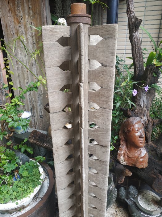 古早懷舊 稀有(龍眼木軸) 精神立柱 餐飲咖啡店投植披骨幹【侘寂文學館】稀有 擺設極佳 A02 | Yahoo拍賣