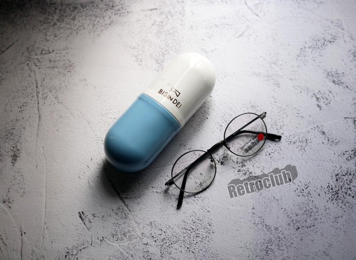 Retro CLUB【一元起標】【全新】BIS IN DEI SUPERSON 膠囊眼鏡 黑色 鈦細圓框 復古光學眼鏡 F25441 | Yahoo拍賣