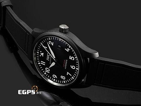 IWC 萬國錶 Pilot's Top Gun 飛行員 海軍空戰部隊 捍衛戰士 IW326906 五日鍊 黑陶瓷+鈦金屬 DXO3685 ...
