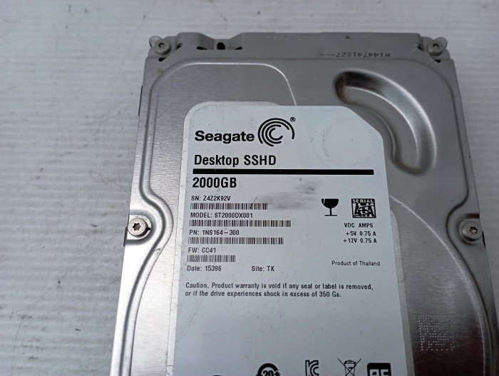 109 [大鋼牙二手3C]3.5”硬碟 SEAGATE 2TB SATA / ST2000DX001 (一元起標) | Yahoo拍賣