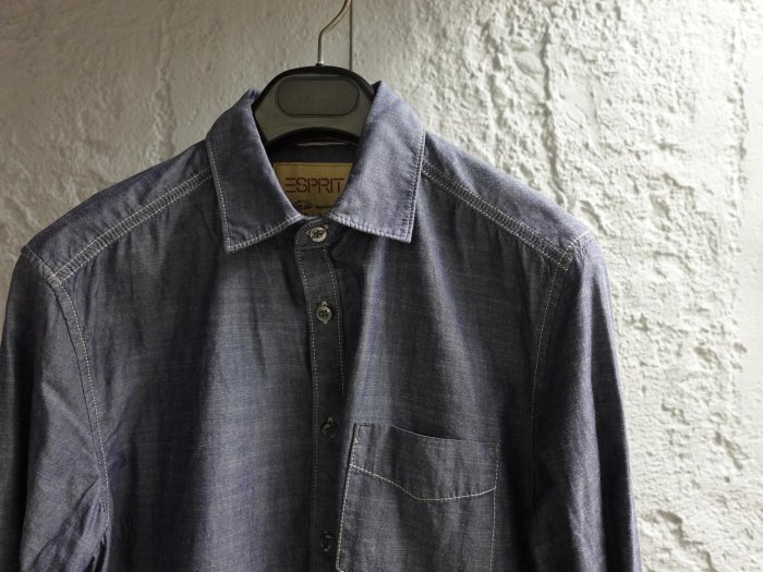 CA 專櫃品牌 ESPRIT 紫藍 純棉 長袖襯衫 S號 一元起標無底價E486 | Yahoo拍賣