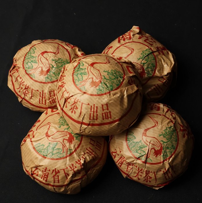 【桑園の】雲南 下關茶廠 經典普洱沱茶 465g 五顆入 珍品老茶 T 6166 | Yahoo拍賣