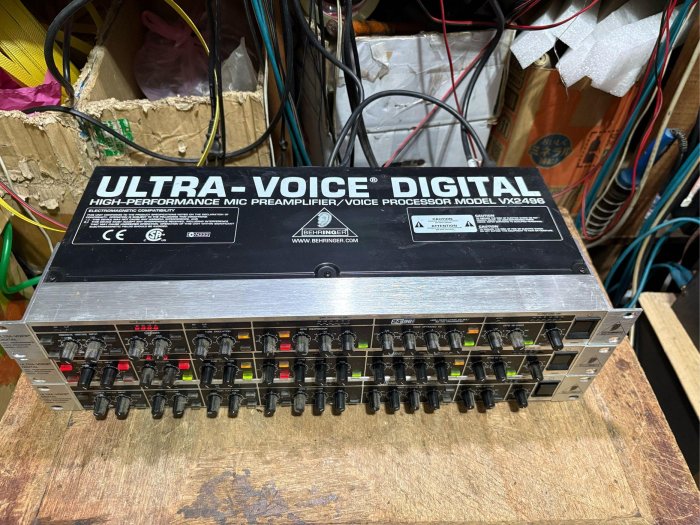 低價起標！零件機...專業BEHRINGER VX2496 麥克風前置放大器三台 | Yahoo拍賣