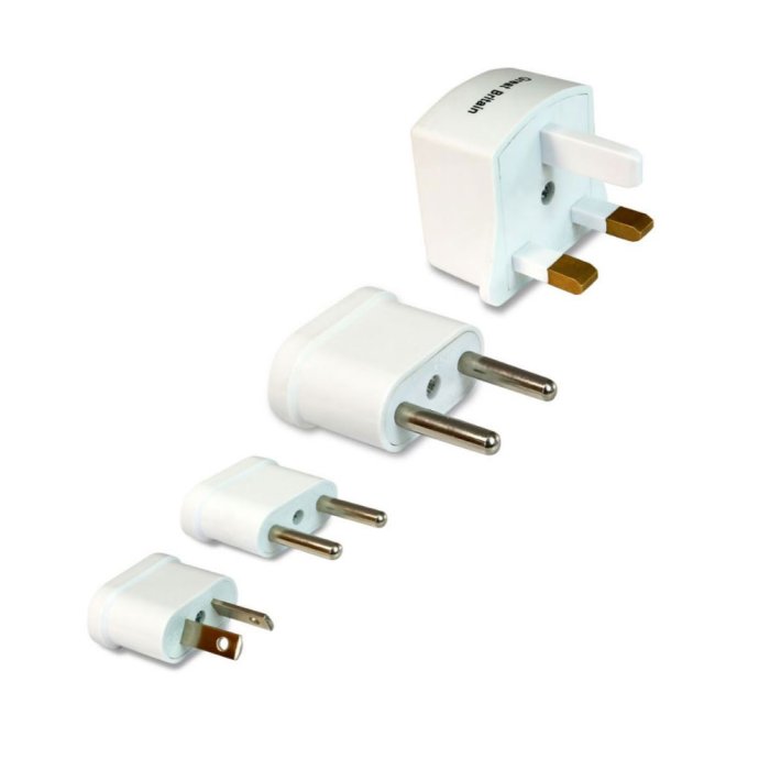 【聖岡科技Dr.AV】UTA-124全球通 旅遊插頭4件套 轉換組(萬國插頭100V~240V轉換插頭 無法轉換電壓) | Yahoo拍賣