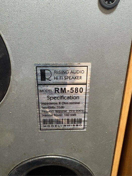 低價起標！零件機...需自取. RISING AUDIO RM-580大喇吧一對..452 | Yahoo拍賣