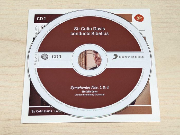 【駱克二手古典CD】SIR COLIN DAVIS CONDUCTS SIBELIUS 7CD 歐洲版 24BIT 無解說 CD1&3小刮傷 皆不影響播放 | Yahoo拍賣