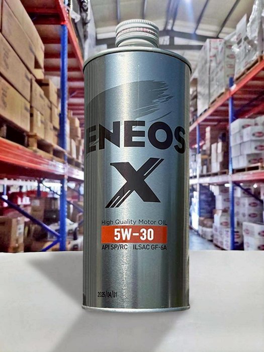 『油工廠』ENEOS X 5W30 合成 機油 銀罐 鐵罐 SP GF-6A 汽油 新日本 | Yahoo拍賣