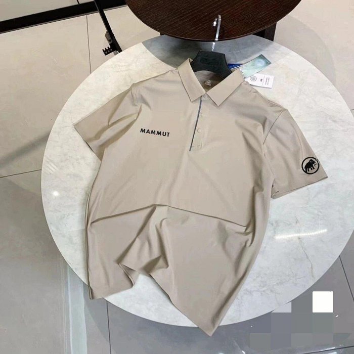 850上新MAMMUT 猛瑪象翻領Polo衫戶外運動短袖T恤經典小標短袖polo衫M-5XL | Yahoo拍賣